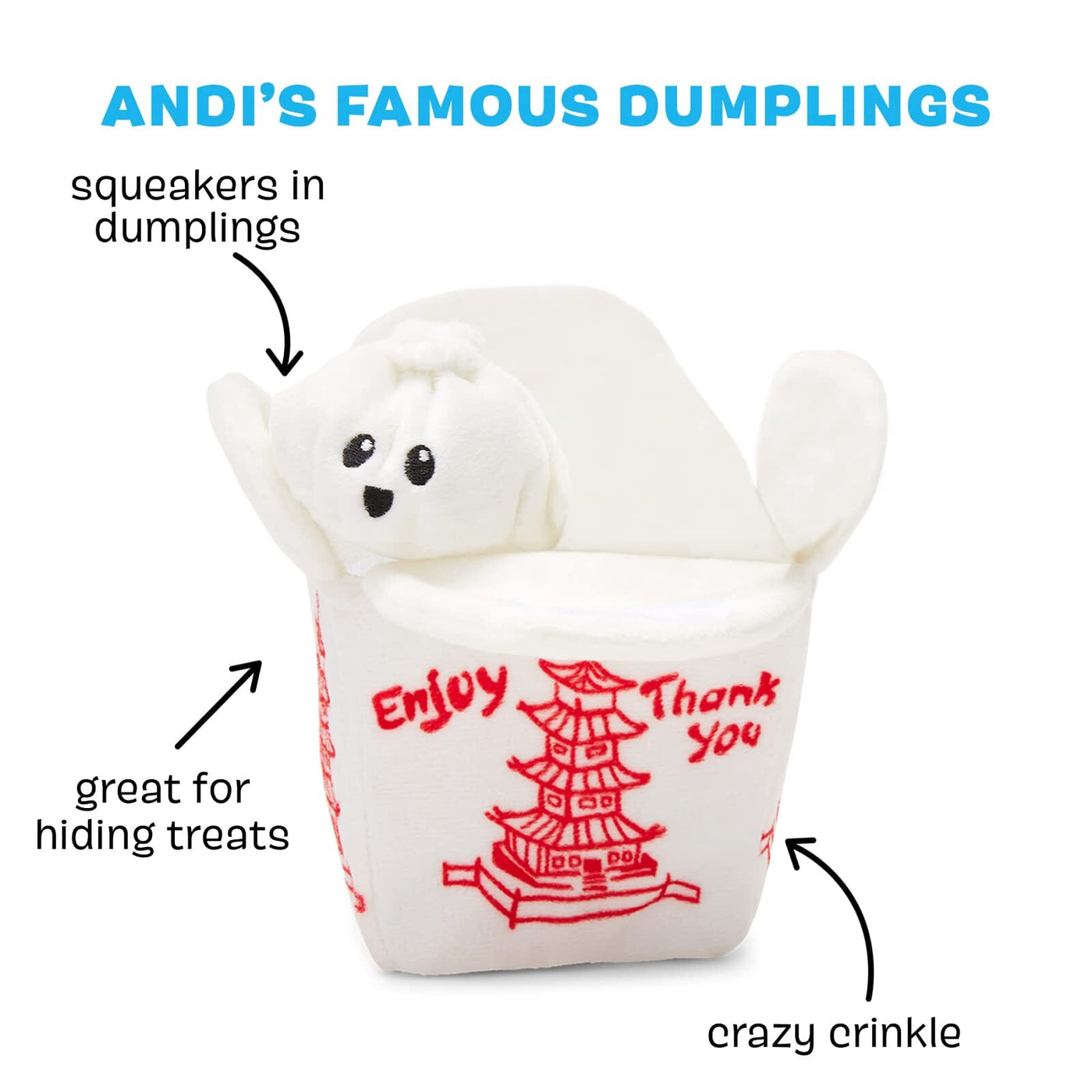 Bark Box Andi's Famous Dumplings Plush Dog Toy – Pet Life