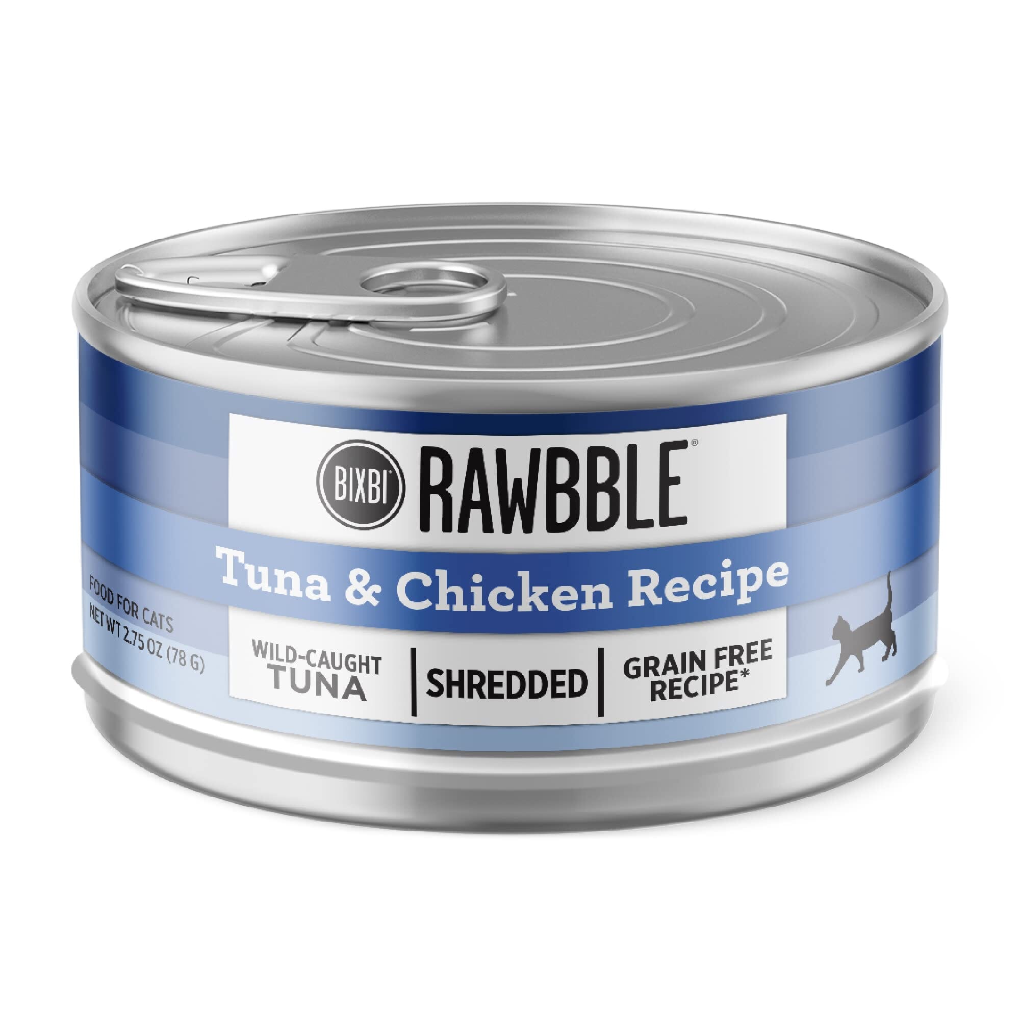 Bixbi Shredded Chicken and Tuna Canned Cat Food - 2.75 Oz - Case of 24 ...