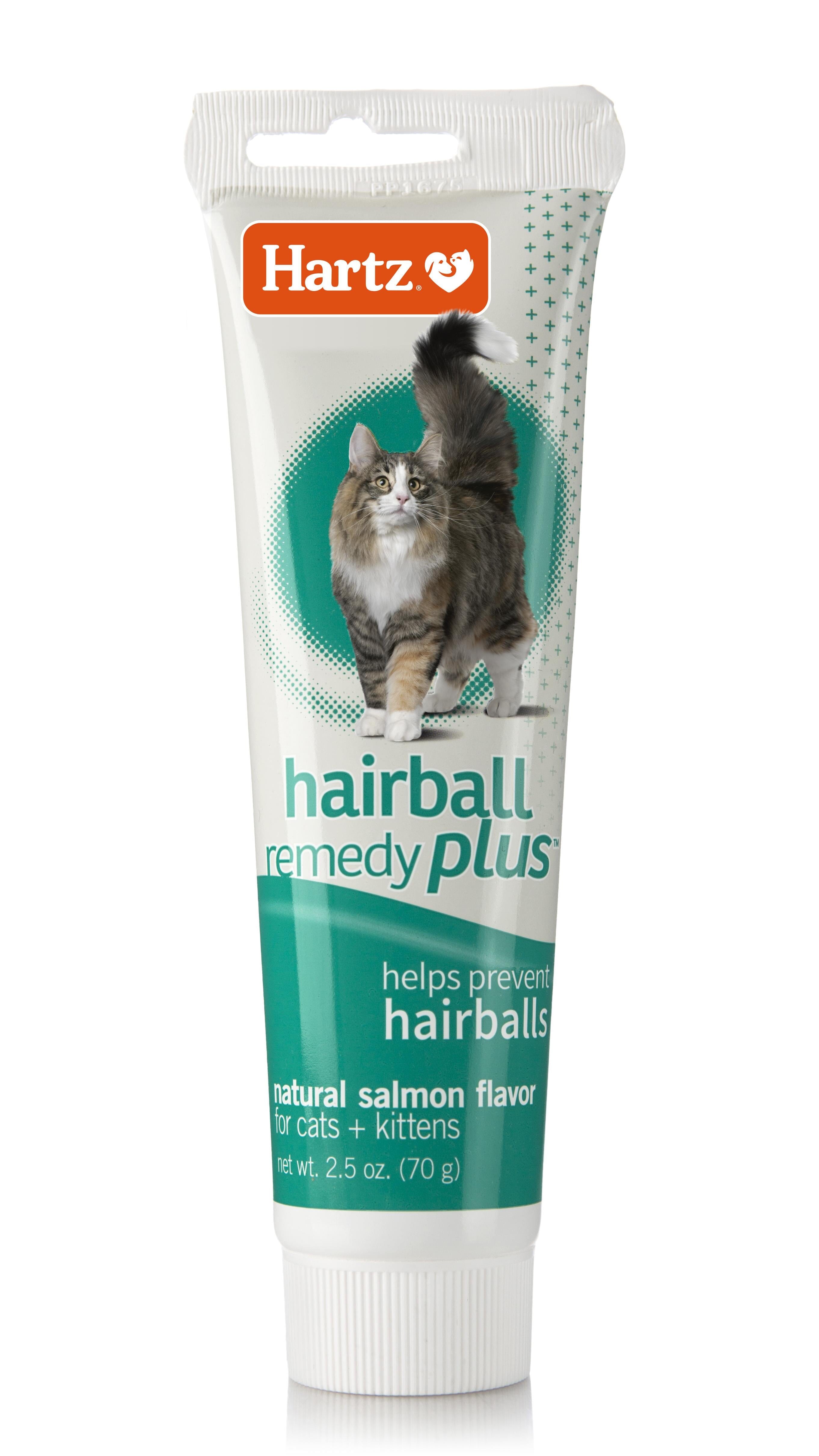 Hartz Mountain Hairball Remedy Plus Salmon Flavored Paste for Cats - 2 ...