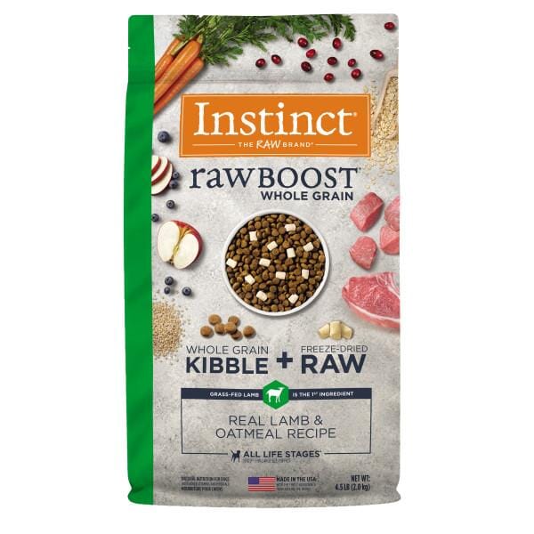 Instinct Raw Boost with Whole Grains Lamb and Oatmeal Dry Dog Food - 4 ...