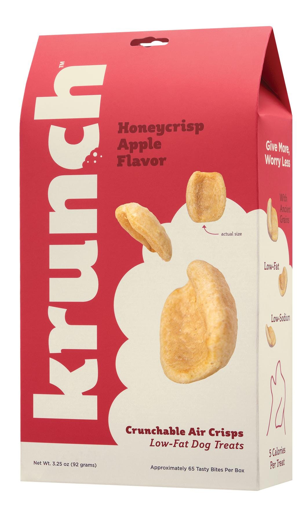 LIQ USA Krunch Honeycrisp Apple Biscuits and Crunchy Dog Treats - 3.25 – Pet Life