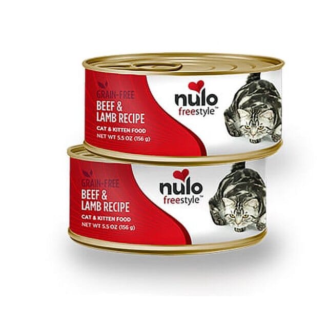 Nulo Freestyle Grain-Free Beef and Lamb Pate Canned Cat Food - 5.5 Oz ...