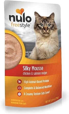 Nulo Freestyle Silky Mousse Chicken and Salmon Kitten and Adult Wet Cat ...