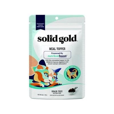 Solid Gold Nutrient Boost Grain-Free Wet Cat Food Meal Topper Pouch ...