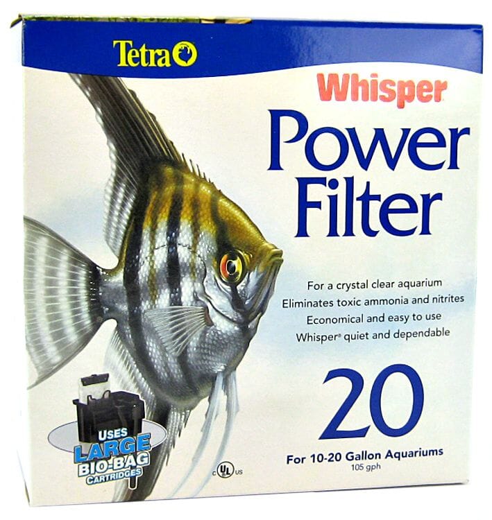 Tetra Whisper Power Filter 20 External Aquarium Filter - 10 - 20 Gal ...