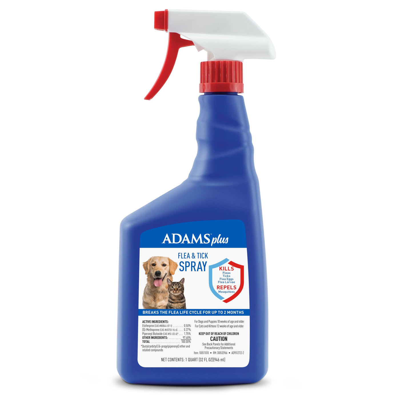 Adams Plus Flea & Tick Spray - 32 fl Oz – Pet Life