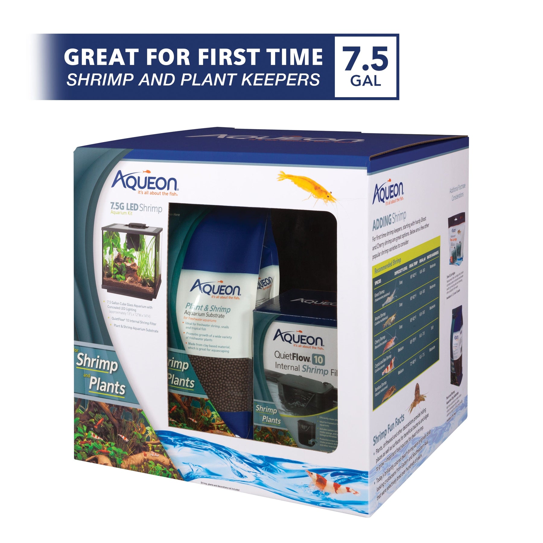 Aqueon 7.5G LED Shrimp Kit - 7.5 gal – Pet Life