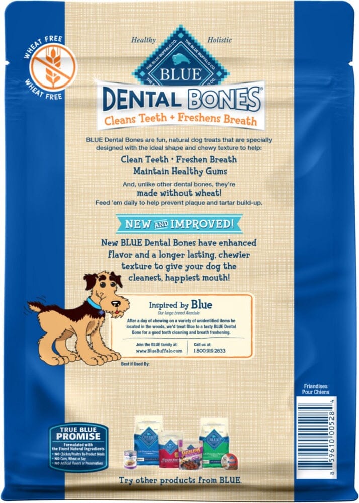Blue Buffalo Dental Bones Small Dog Treats – Pet Life