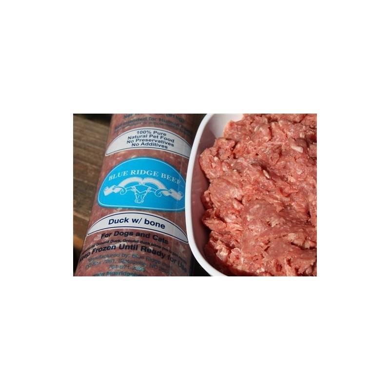 Blue Ridge Beef Frozen Food Duck & Bone Cat and Dog Chubs - 2 lb Chub ...