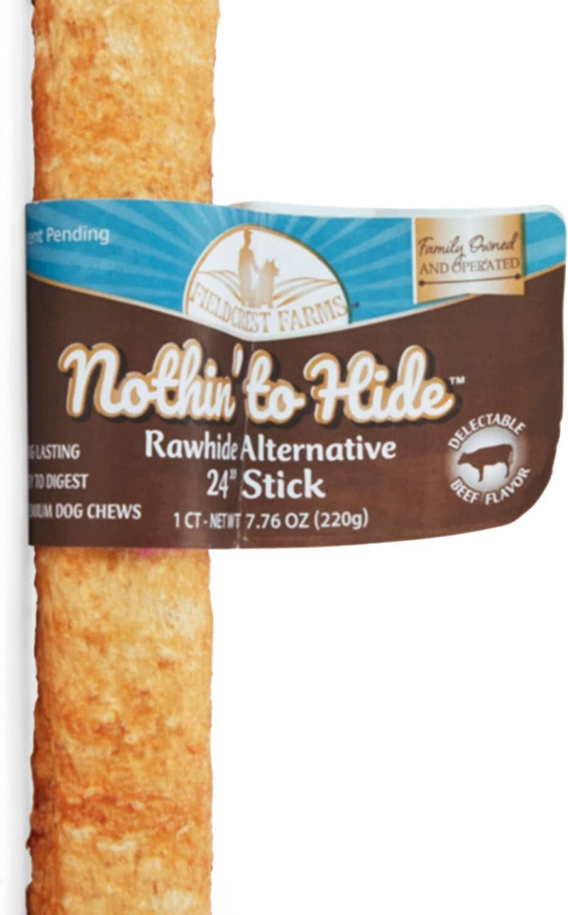 Fieldcrest Farms Nothin' To Hide Rawhide Alternative Rolls Natural Dog ...