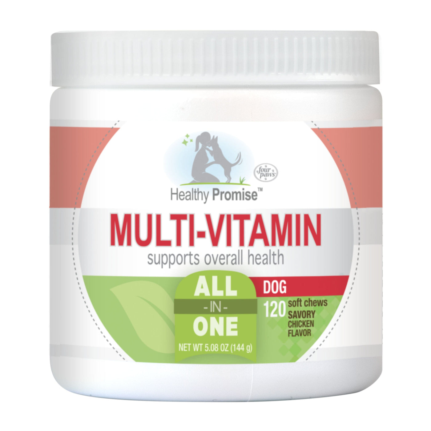 Four Paws Healthy Promise Dog Multivitamin Soft Chews Multivitamin - 1 ...