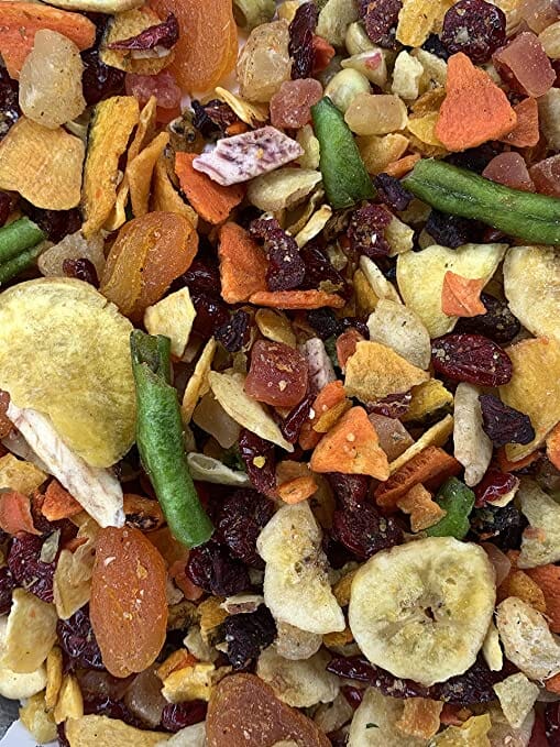 Goldenfeast Veggie Fruit Crunch Treat Mix Parrot Bird Food - 2 Lbs ...