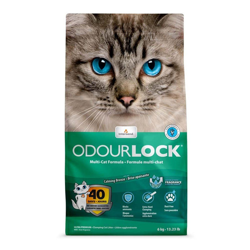 Intersand Classic Premium Clumping Odor Lock Cat Litter - Calming ...