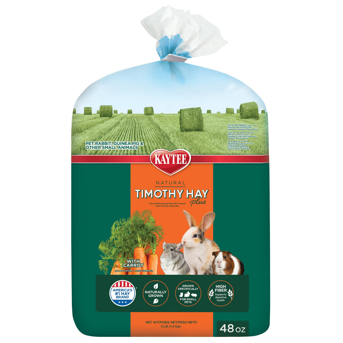 Kaytee Timothy Hay Plus Carrots - 48 Oz – Pet Life