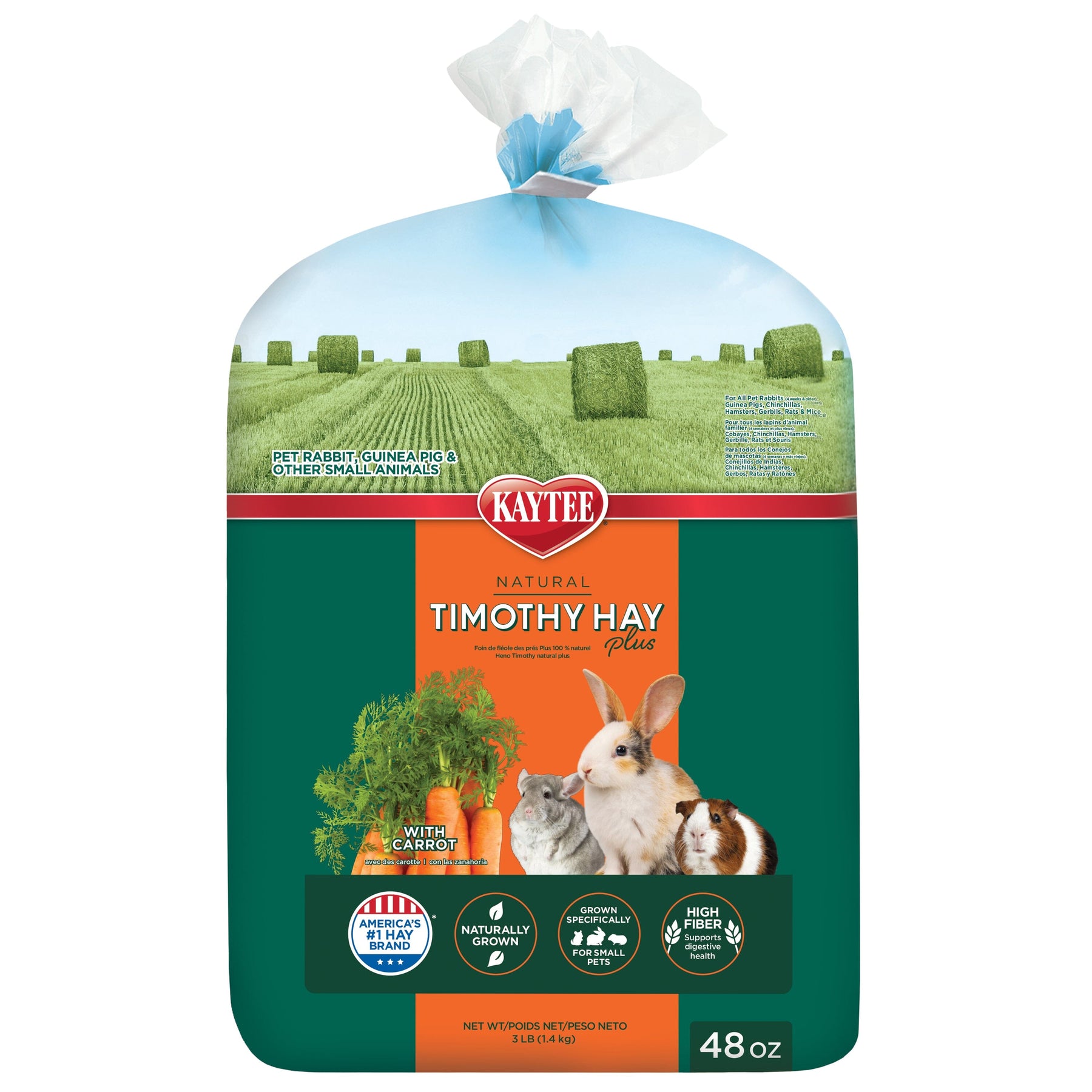 Kaytee Timothy Hay Plus Carrots - 48 Oz – Pet Life