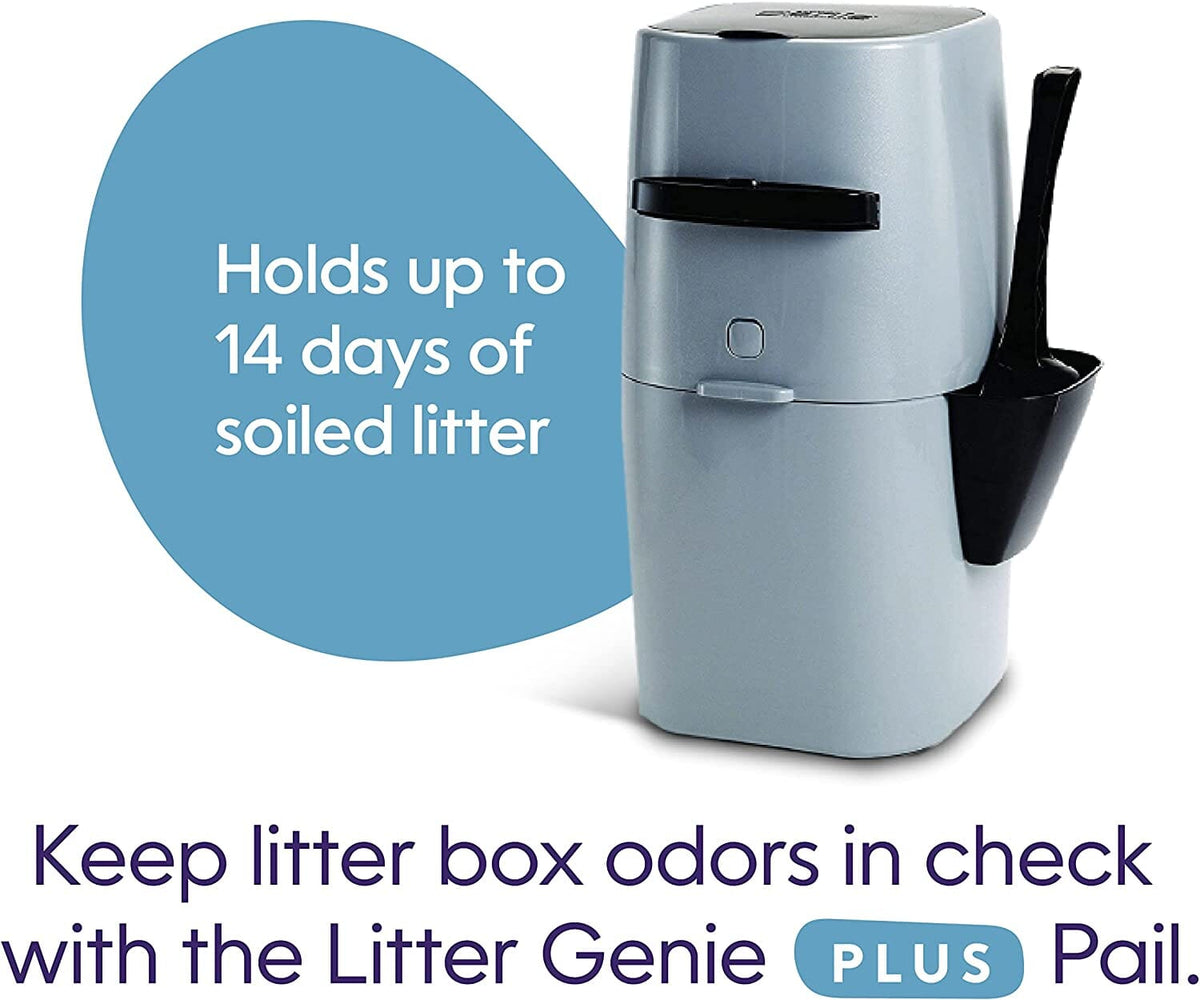 Litter Genie Litter Genie Plus Cat Litter Disposal System - Silver ...