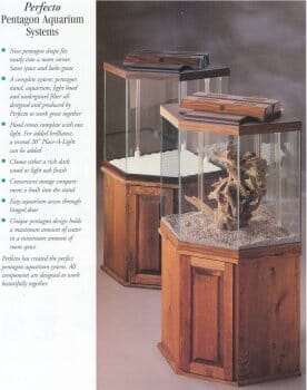 Marineland Standard Pentagon Aquarium Fish Tank - Black - 44 Gal – Pet Life