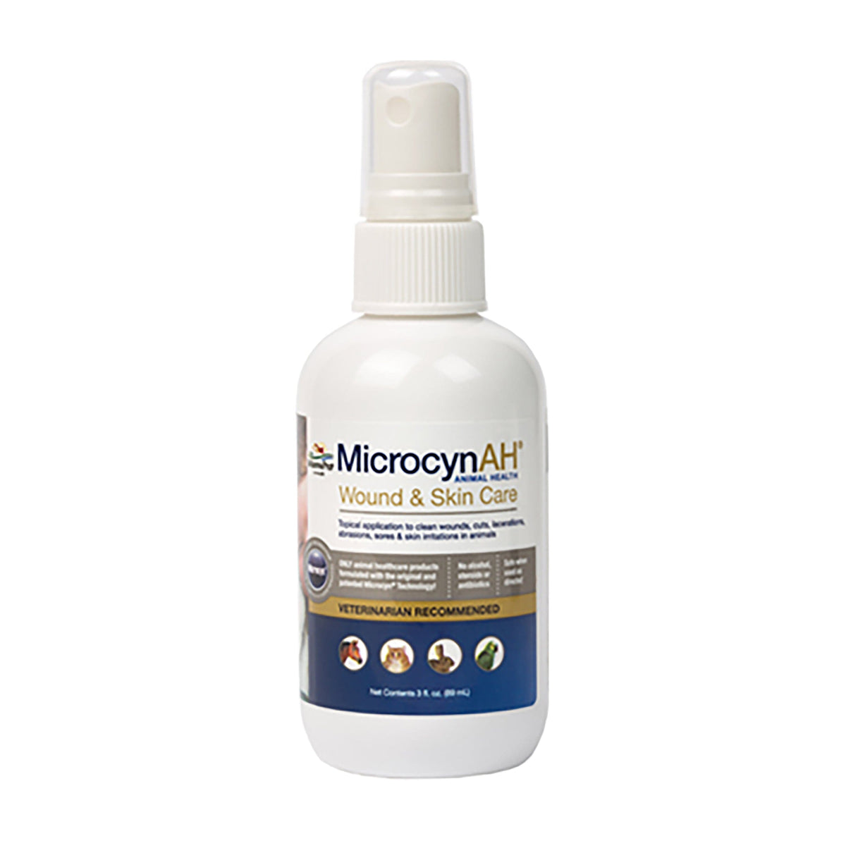 MicrocynAH Wound & Skin Care - 3 fl Oz – Pet Life