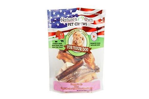 Nature's Own USA Puppy Pack Treats Natural Dog Chews - Assorted - 6 ...