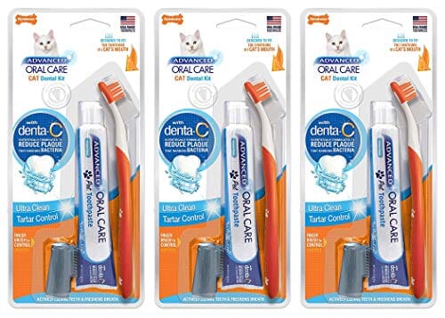 Nylabone Advanced Oral Care Cat Dental Kit - 2.5 Oz – Pet Life