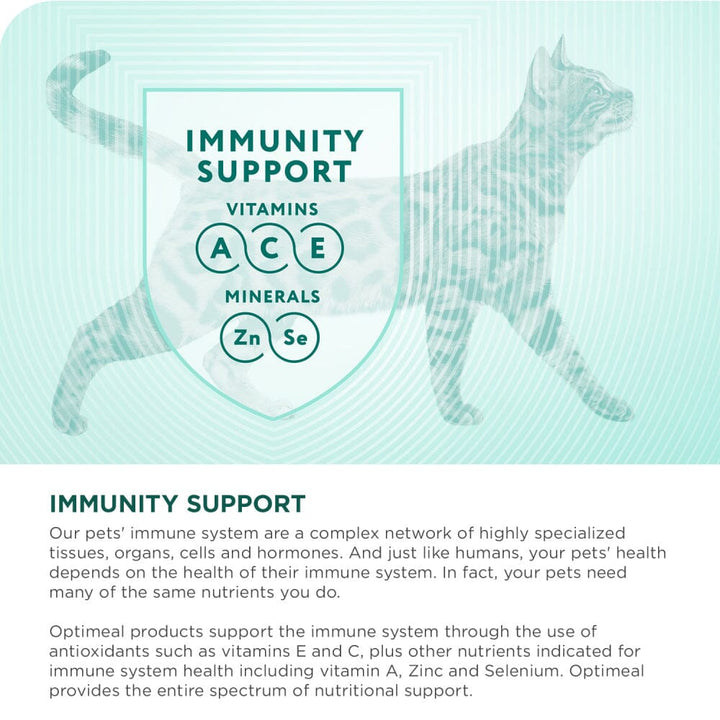 Optimeal Nutrient Balance Turkey & Barley Recipe Adult Cat Dry Food ...