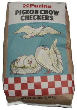 Purina Mills Pigeon Checkers Gamebird and Pigeon Bird Food - 50 lb Bag ...