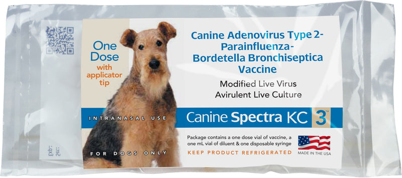 Spectra Canine Spectra Kc3 Intranasal Vaccine Dog Vaccines - 1 Dose ...