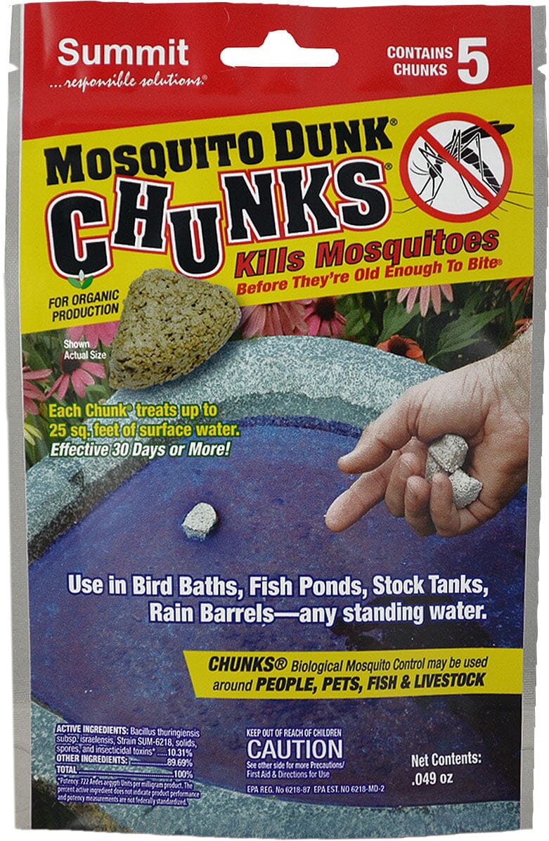 Summit Summit Mosquito Dunk Chunks Pond Water Treatment - 5 Count – Pet ...