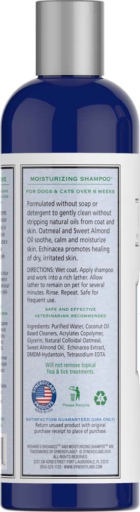 Synergy Labs Richard's Organics Moisturizing Shampoo - 12 fl Oz – Pet Life