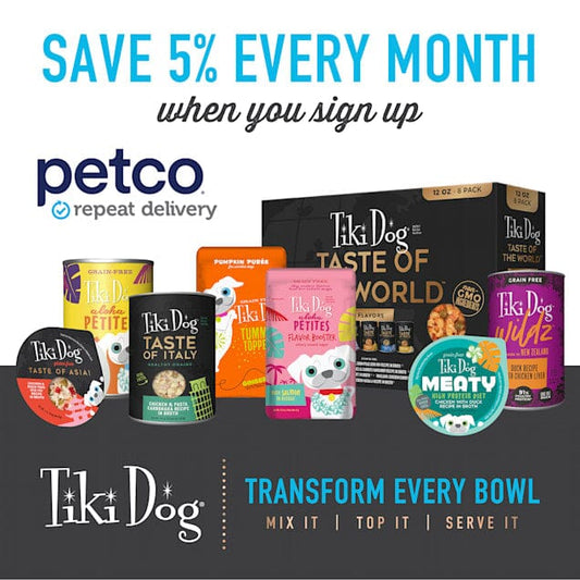 Tiki Dog Aloha Petite Cups Chicken Wet Dog Food Trays - 3 Oz Cups - 4 ...