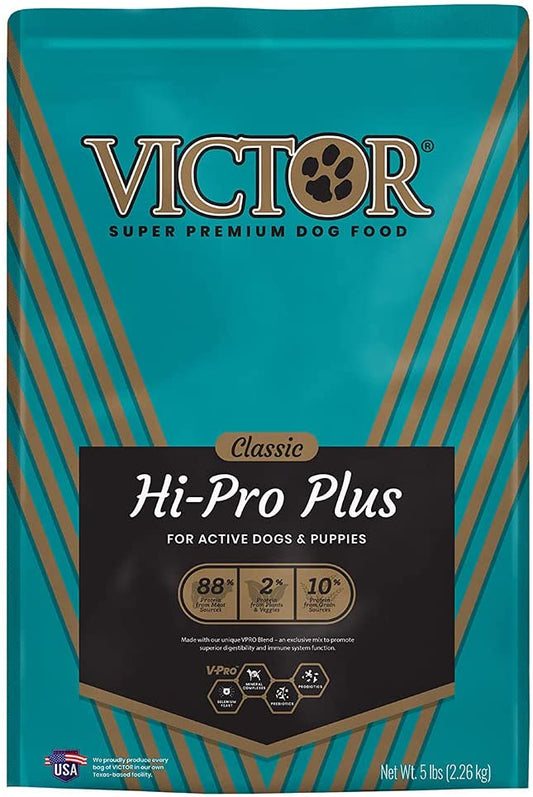 Victor Hi-Pro Plus Formula Dry Dog Food - 5 lb Bag – Pet Life