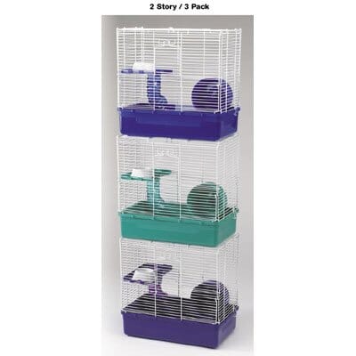 Ware Hamster Cage Two Story Unassembled Small Animal Cage - 15.5 X 9.5 ...