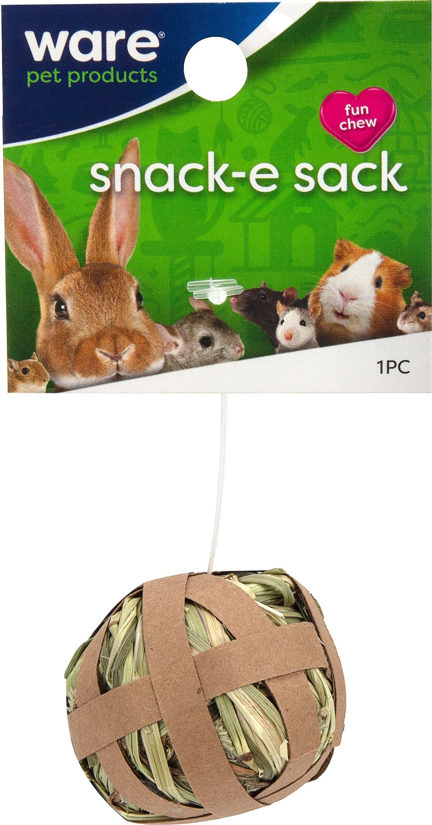 Ware Snack-E Sack Small Animal Chew Small Animal Chewy Treats - Tan ...
